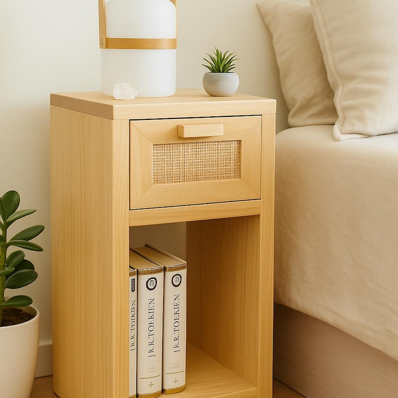Raffia Nightstand - Etsy