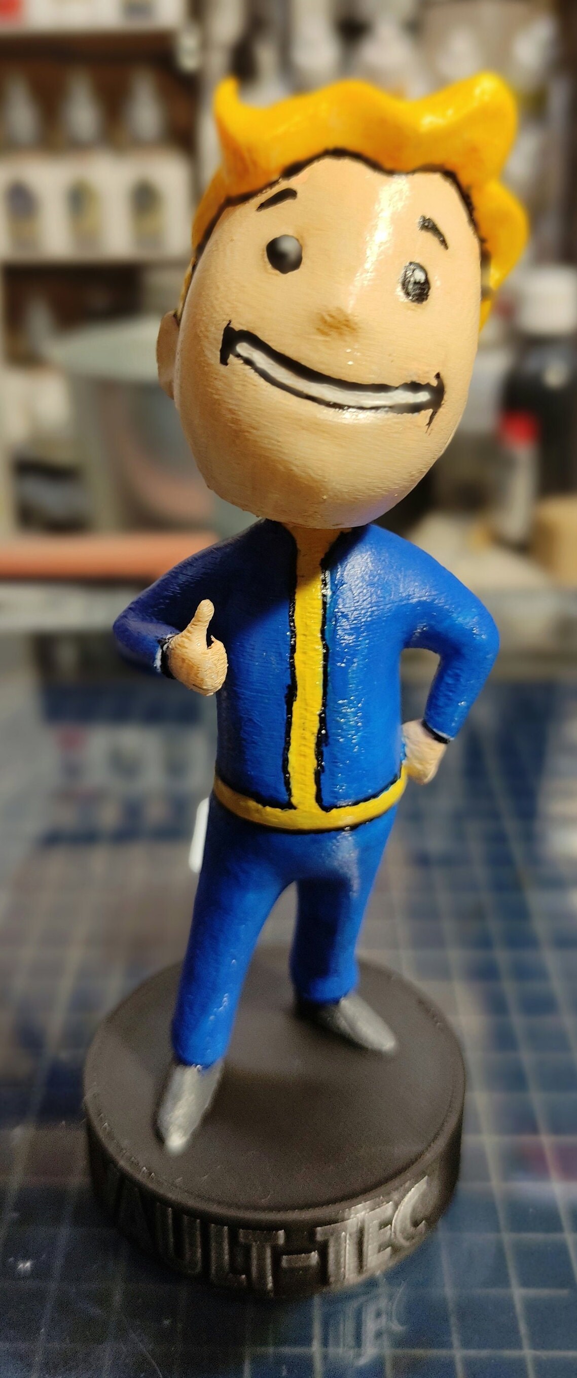 Vault Boy Bobble Head Spring DIY STL Files Fallout Fallout 4 - Etsy