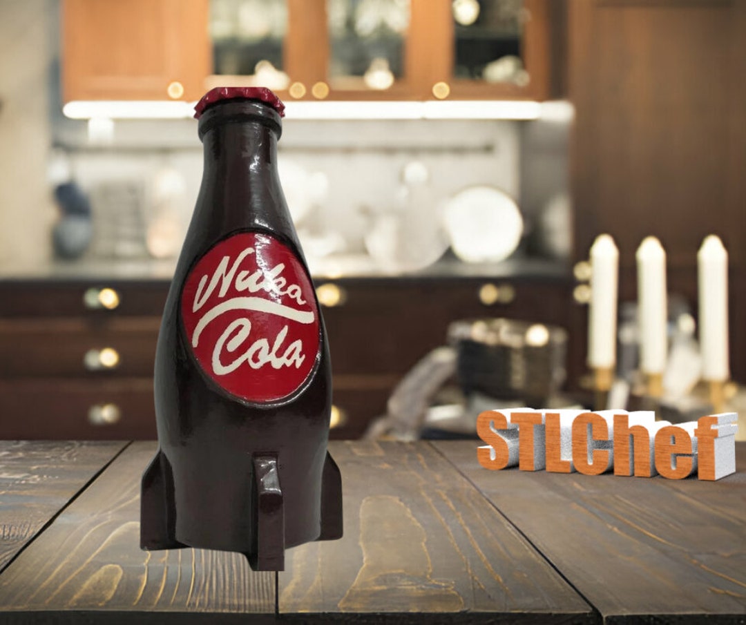 Fallout 4 Nuka Cola Bottles STL Files Nukacola 3 Bottles in 1 File ...