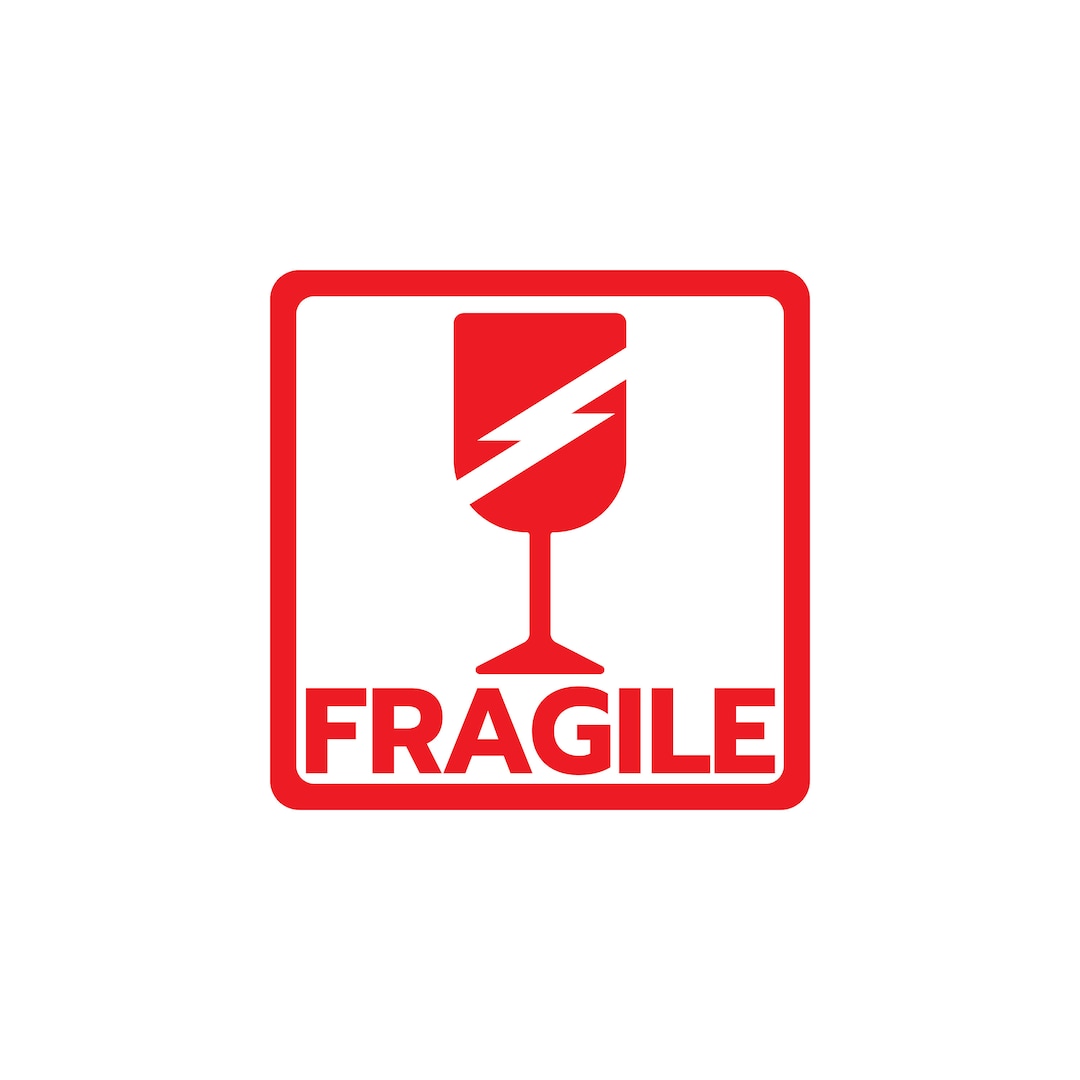 Sticker FRAGILE Signs for Packaging - Etsy