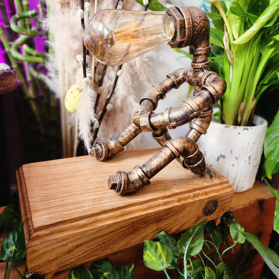 The Thinker Unique Handcrafted Lamp - Etsy