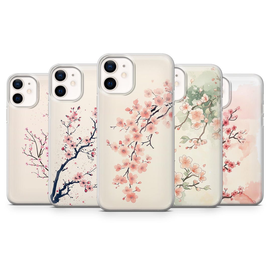 Sakura Phone Case Japanese Aesthetic Cover for iPhone 16pro, 15, 14, 13 ...