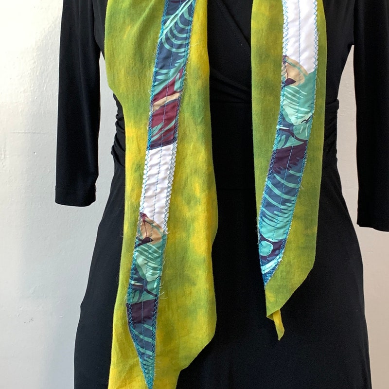 Upcycled Scarf - Etsy