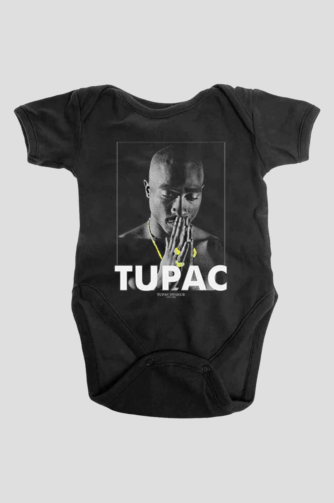 Tupac Praying Logo Baby Grow - Etsy