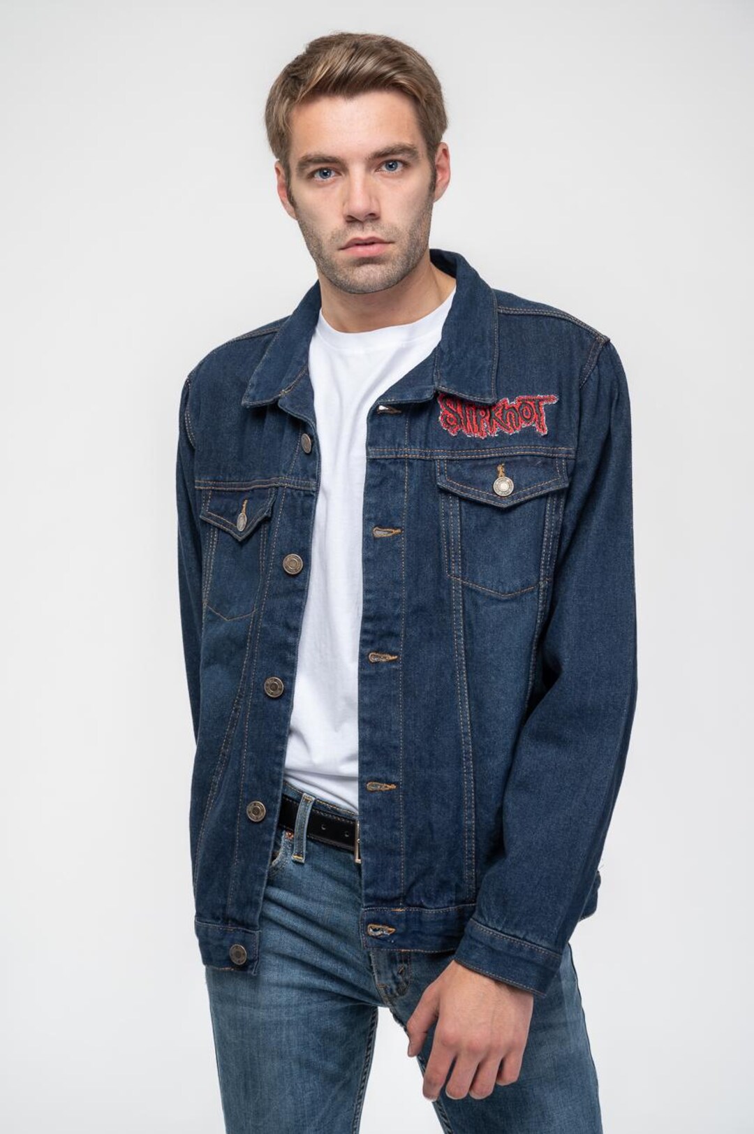 Slipknot Denim Jacket Tribal Band Logo the End so Far New Official ...