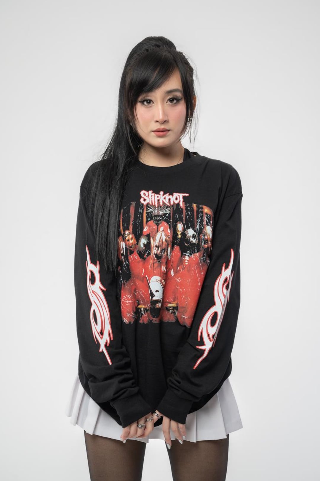 Slipknot T Shirt Spit It Out Barcode Band Logo New Official Unisex Long ...