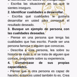 Spanish Affirmation Cards for Self-esteem, Daily Exercises (PDF) - Etsy
