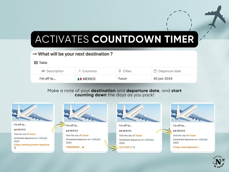 Pack & Travel : Notion Template for Packing List | Travel Checklist ...