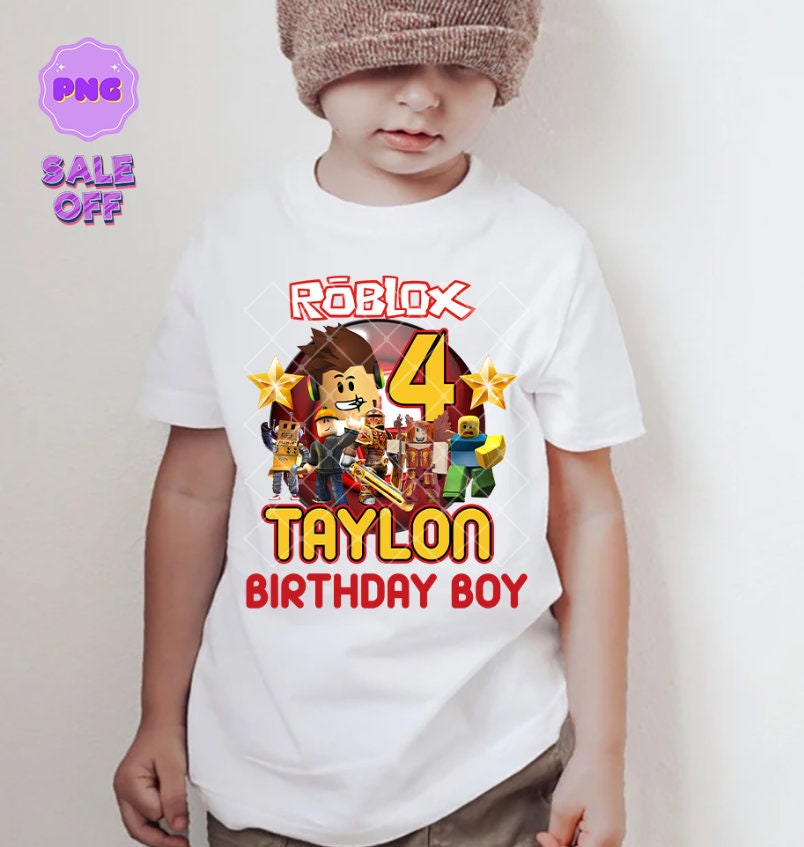 Personalized Roblox Birthday Boy Png, Custom Roblox Png, Roblox Party ...
