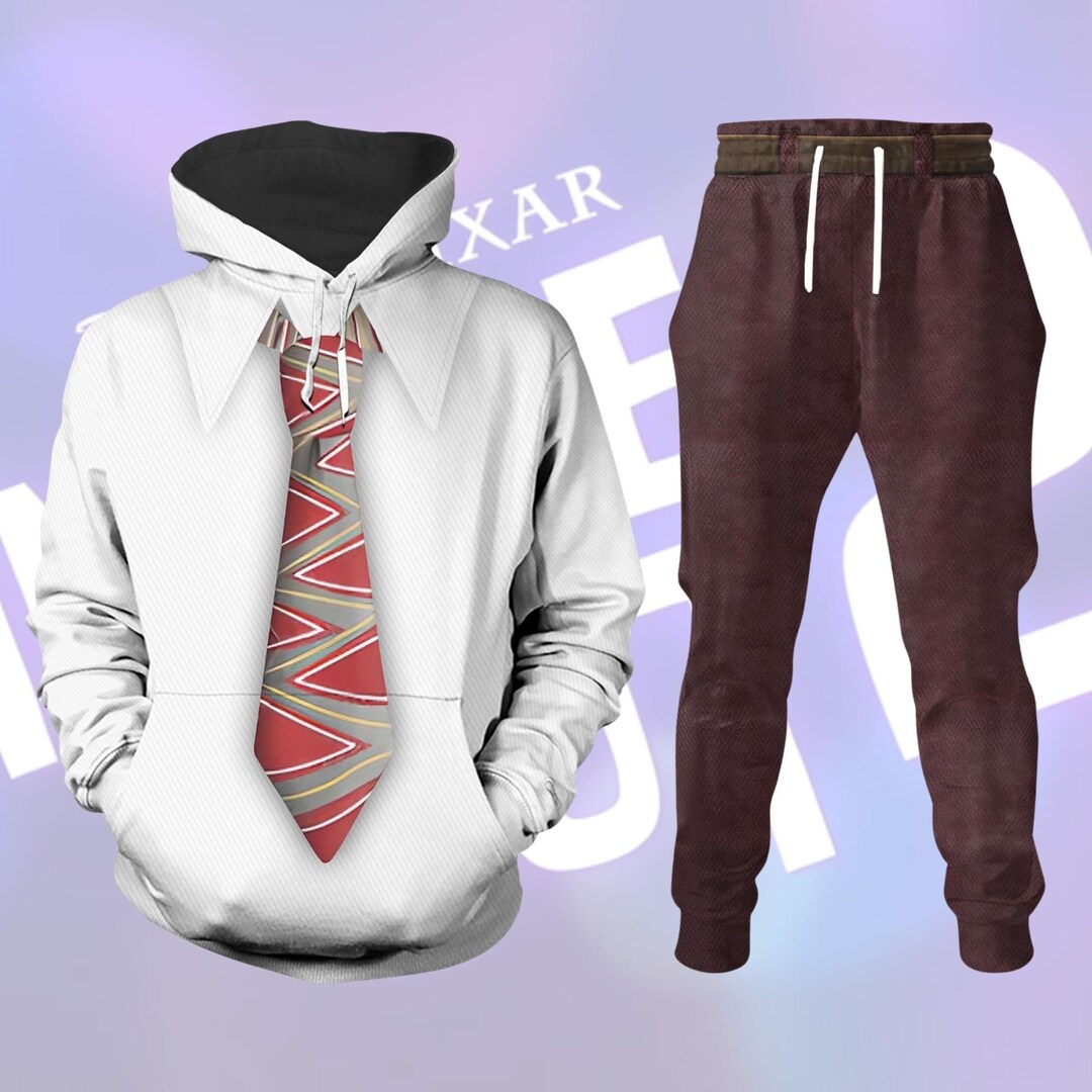 Inside Out Anger Cosplay Hoodie, Anger Character Costume Hoodie, Anger ...