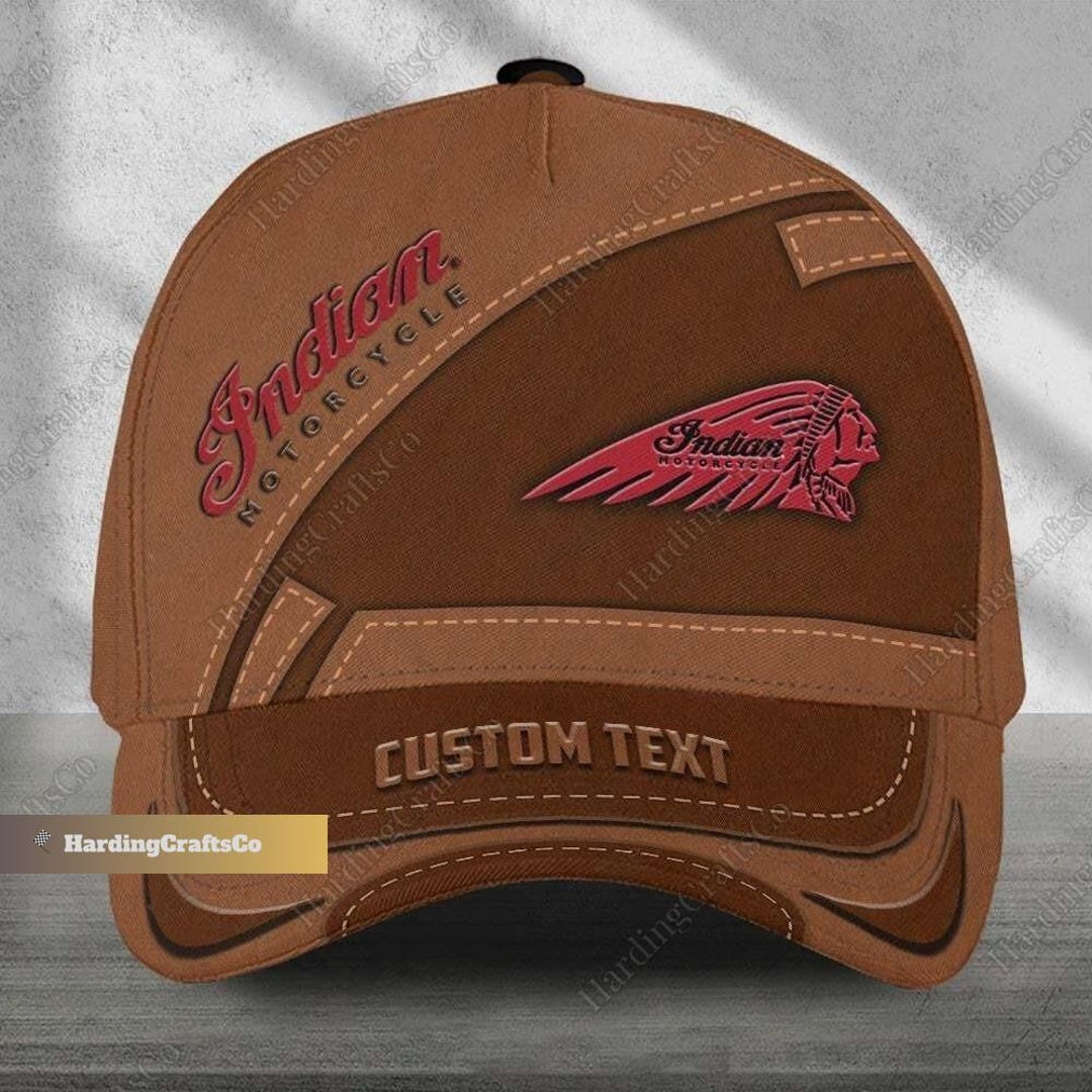 Personalized Indian Motorcycle Cap Hat, Indian Classic Hats, Motorcycle ...