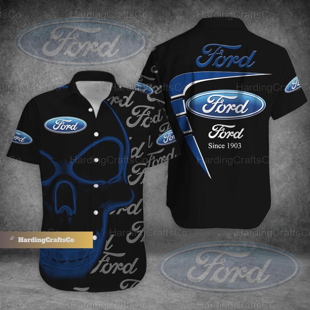 Ford Button Shirt, Ford Racing Shirt for Men, Ford Button up Shirt ...