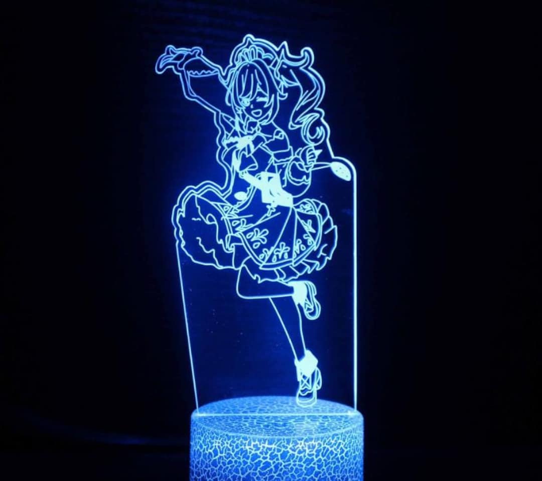 3D Printed Cartoon Character Night Light LED Modelling Touch Control ...