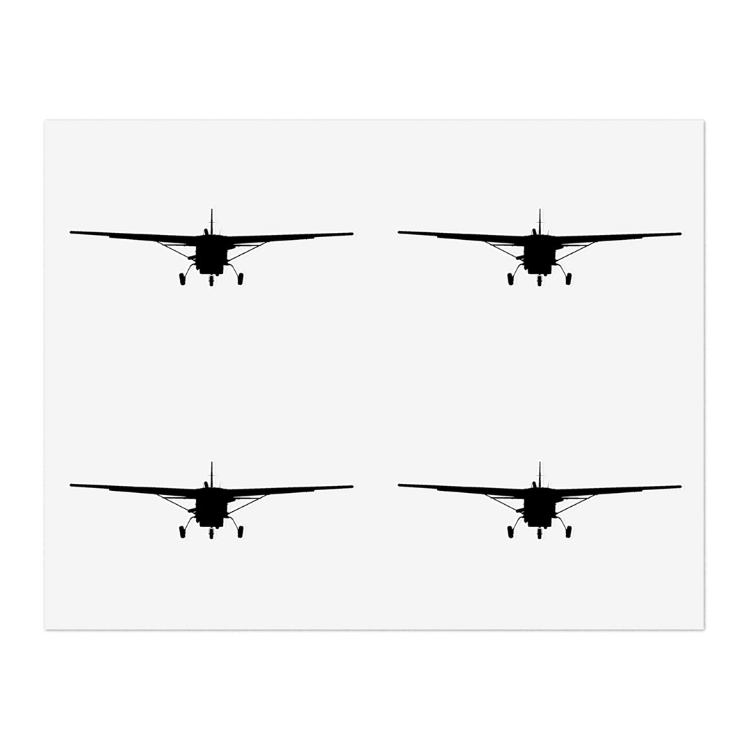 Cessna C208B Front Sticker Sheet 4 Pcs Airplane Aircraft Aviation ...
