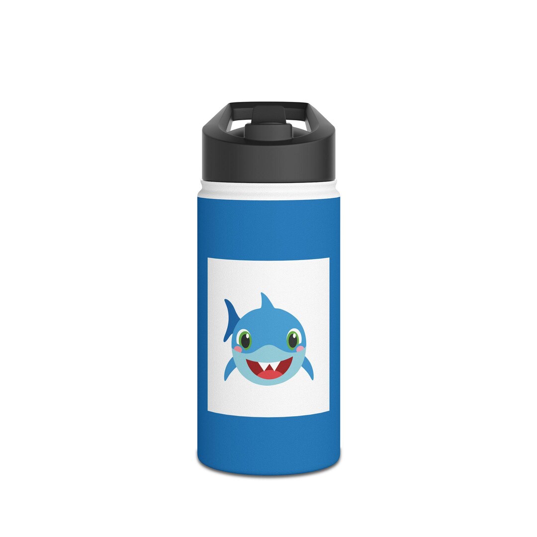 Jojo Shark Stainless Steel Water Bottle, Standard Lid - Etsy
