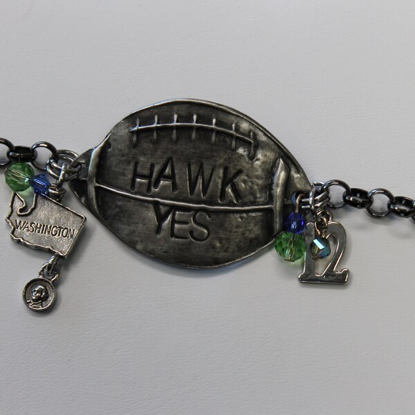 Seahawks Bracelet - Etsy