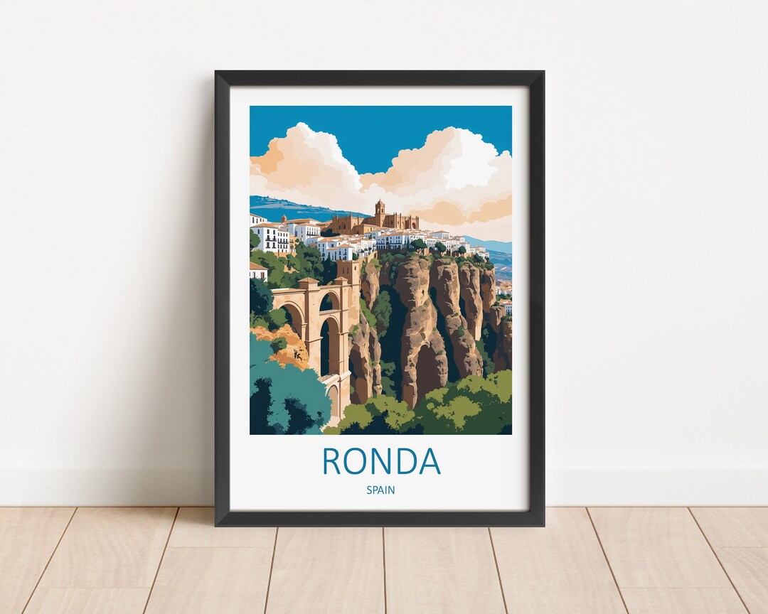 Ronda Spain Print, Ronda Spain Poster, Ronda Print, Spain Travel Print ...
