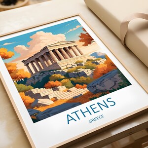 Athens Print, Athens Poster, Athens Wall Art, Athens Travel Print ...