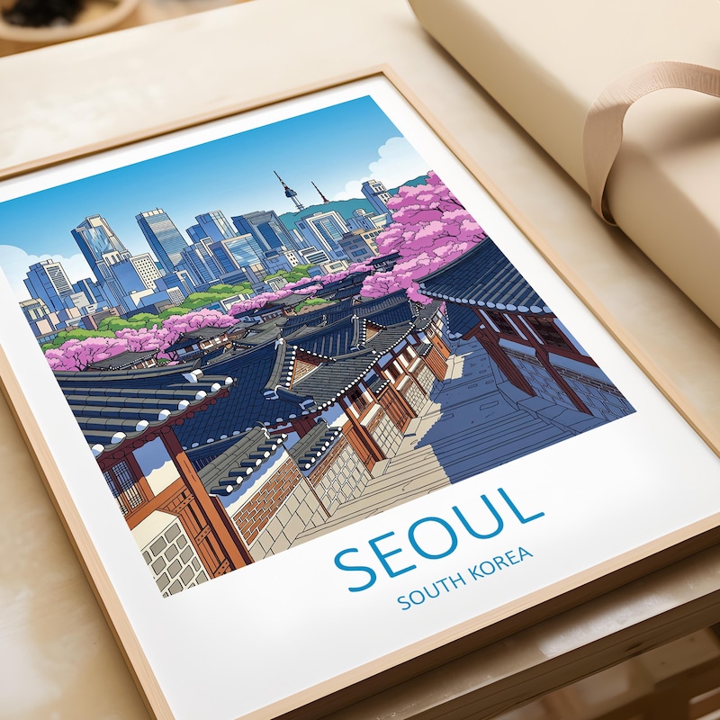 Horizontal Art Seoul - Etsy UK