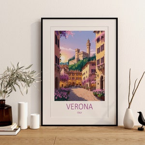 Verona Print, Verona Poster, Italy Travel Print, Italy Poster, Travel ...