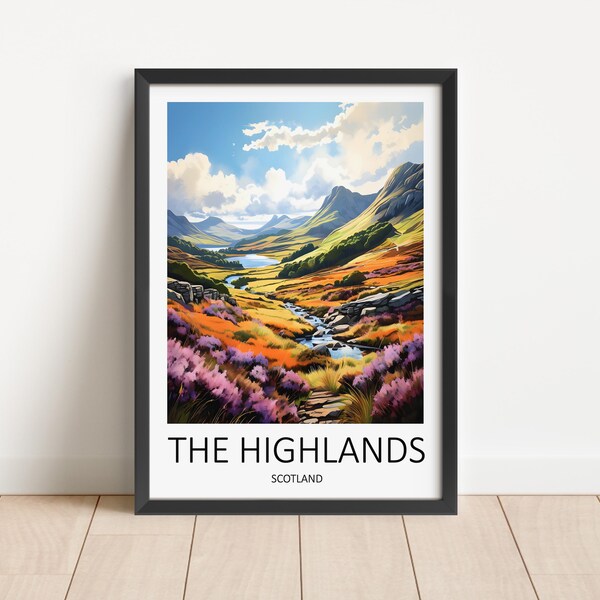 Scotland Poster - Etsy