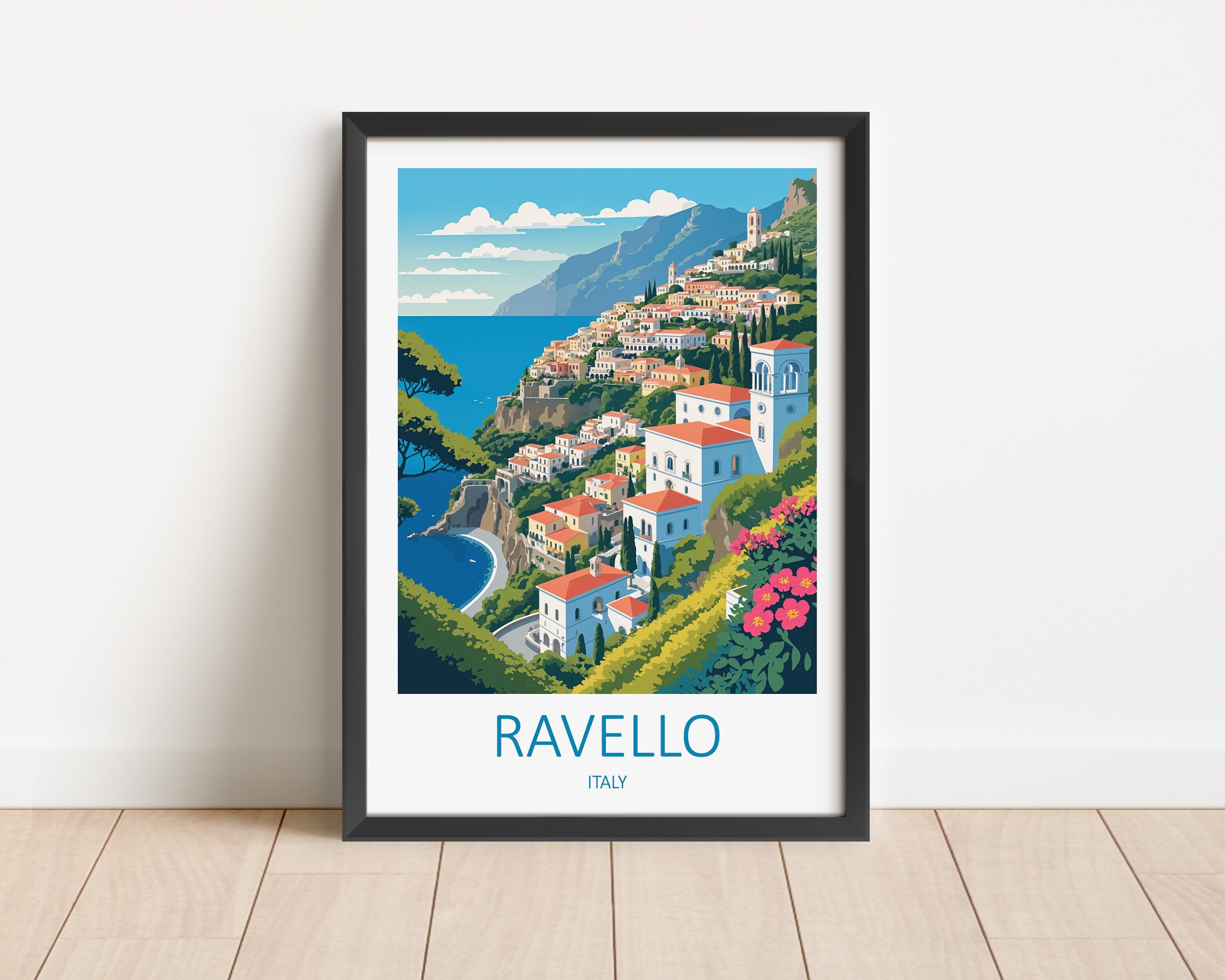 Ravello Italy Print, Ravello Art Print, Amalfi Coast Print, Italy ...