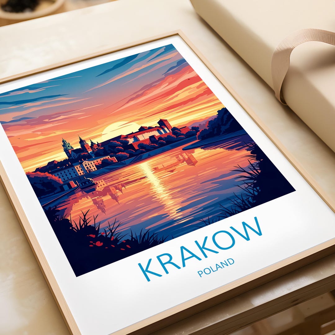 Krakow Poland Print - Etsy