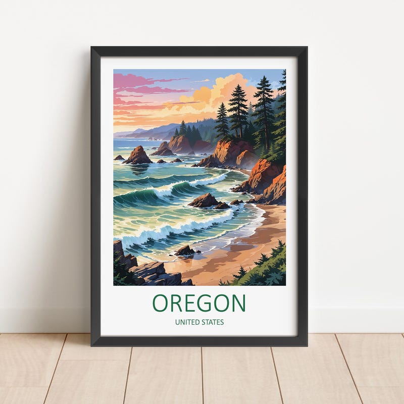 Oregon Wall Art - Etsy
