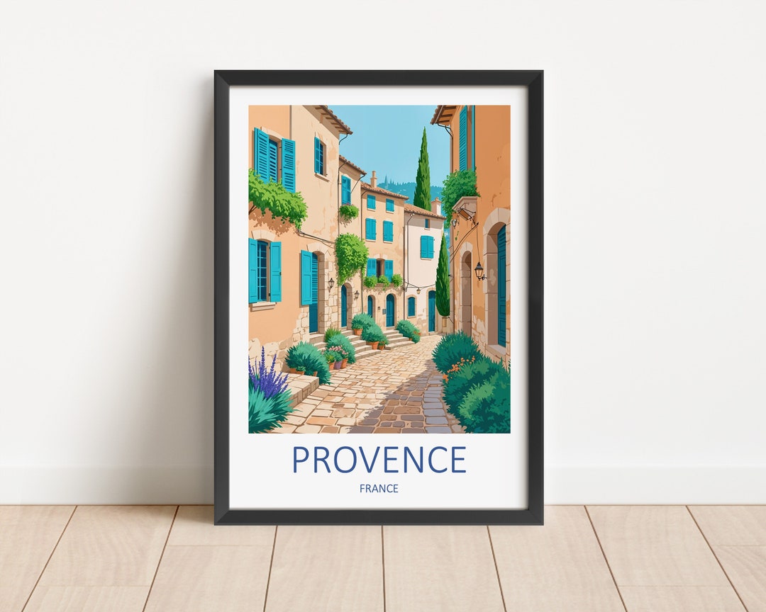 Provence Print, Provence Poster, France Print, Provence Travel Print ...
