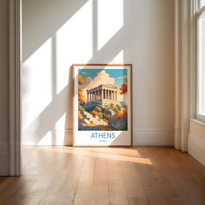 Athens Print, Athens Poster, Athens Wall Art, Athens Travel Print ...