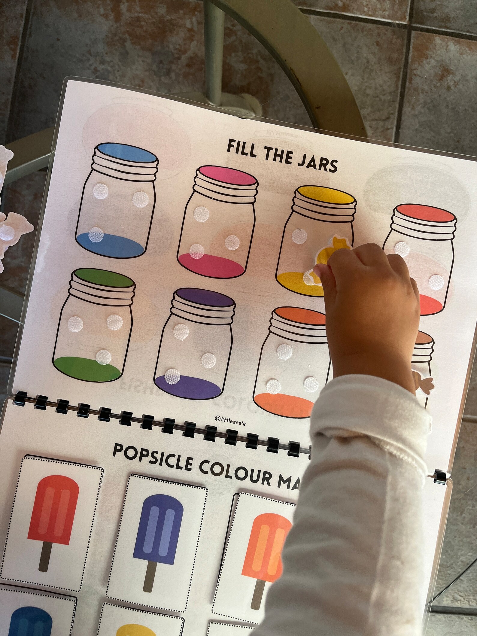 My Colours Busy Book, Toddler Activities, Learning Binder, Educational ...