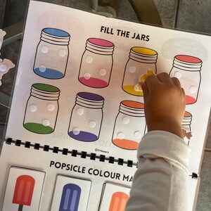 My Colours Busy Book, Toddler Activities, Learning Binder, Educational ...
