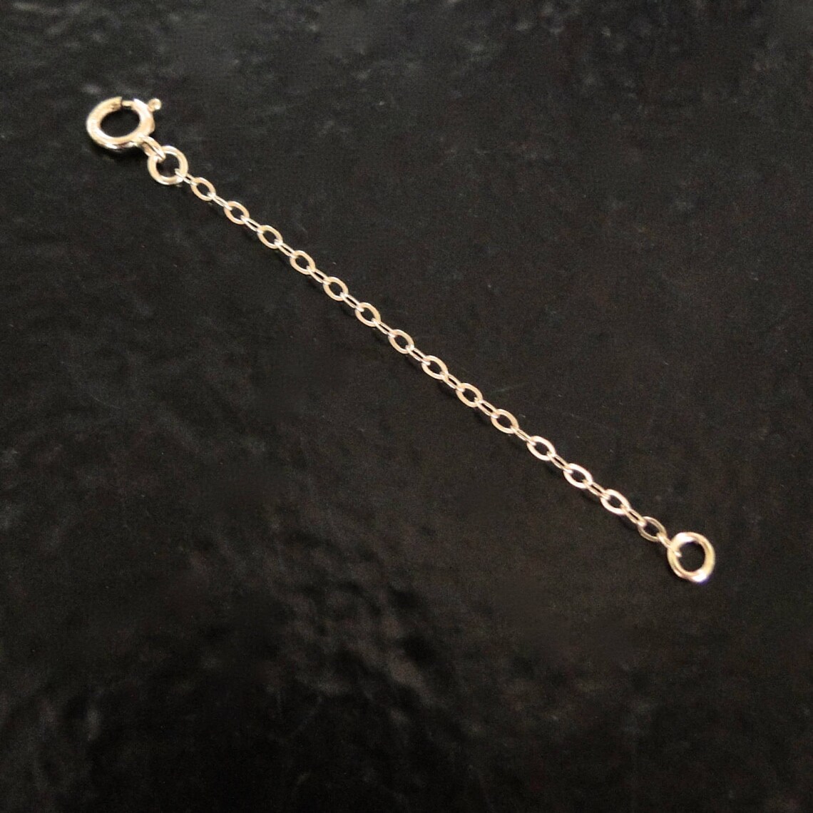 14K Gold EXTENDER Chain With Spring Clasp -many Lengths, Chain ...