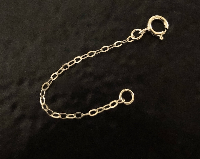 14K Gold EXTENDER Chain With Spring Clasp -many Lengths, Chain ...