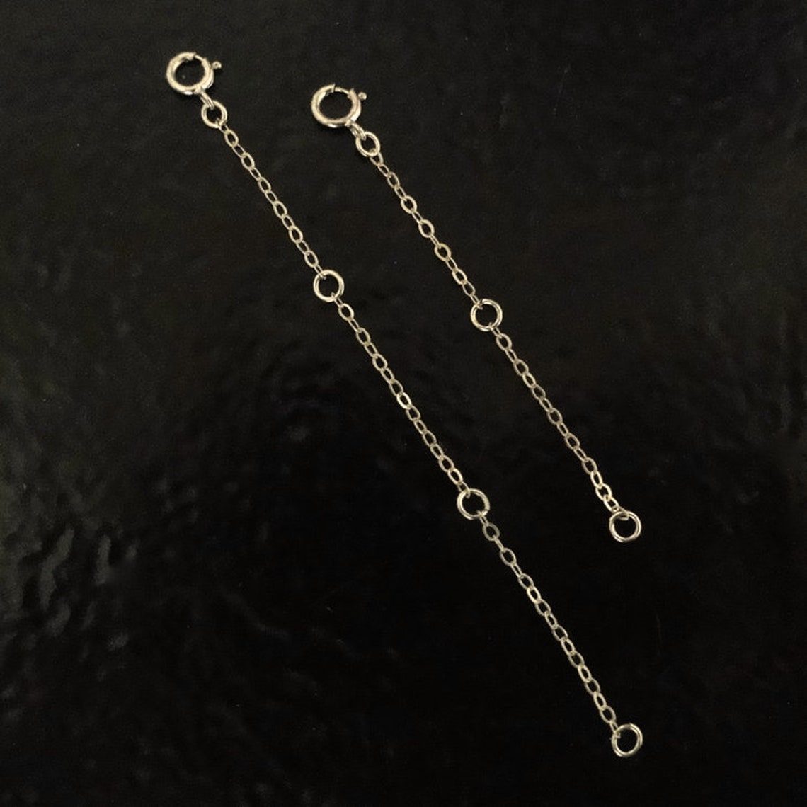 14K Gold EXTENDER Chain With Spring Clasp -many Lengths, Chain ...