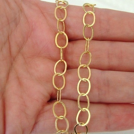 Gold Chain Layering Wrap Around Chain 8.8x6.6mm Gold | Etsy