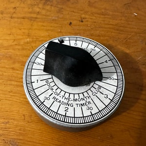 Vintage Reading Pacer Speed Reading Timer by Book of the Month Club - Etsy