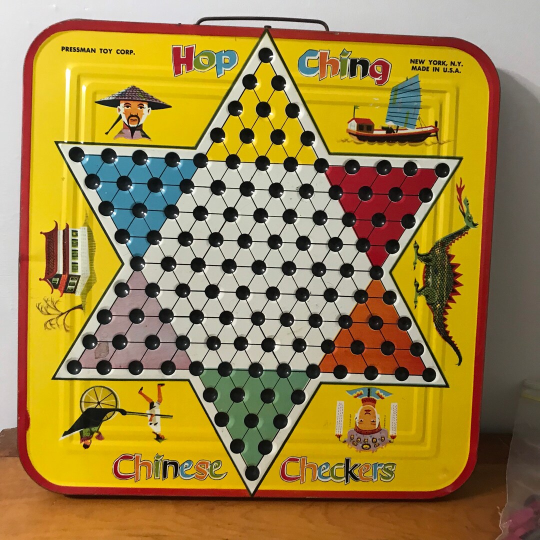 Vintage Chinese Checkers Game Wall Hanging Wall Decor Retro - Etsy