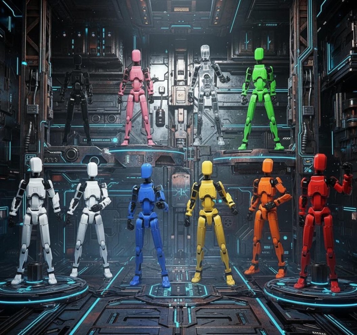 Dummy 13 Action Figures With Cases. - Etsy