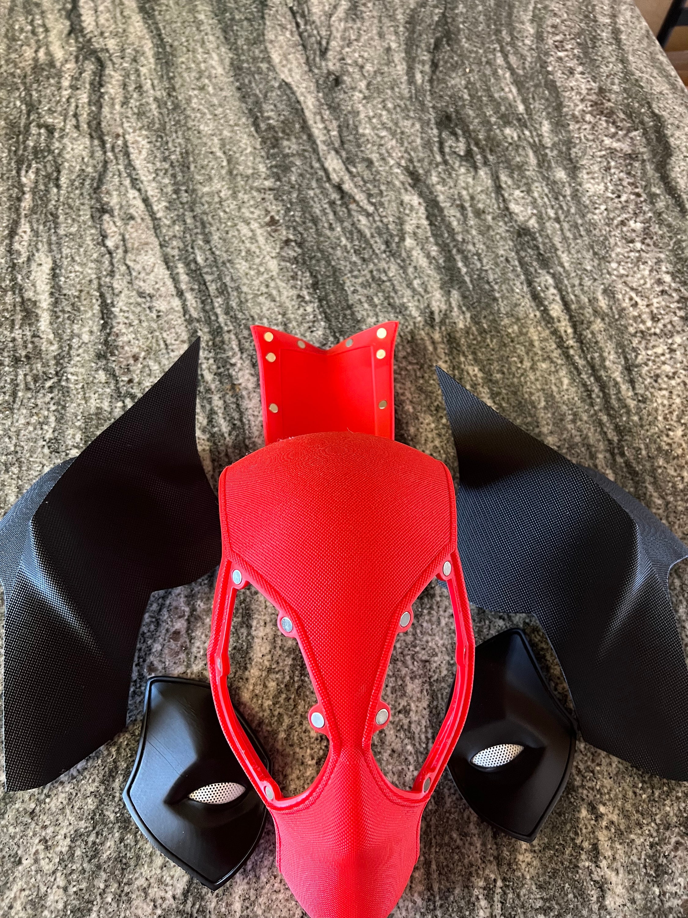Deadpool/wolverine Mesh Magnetic Helmet. 3D Print Inspired by Deadpool ...