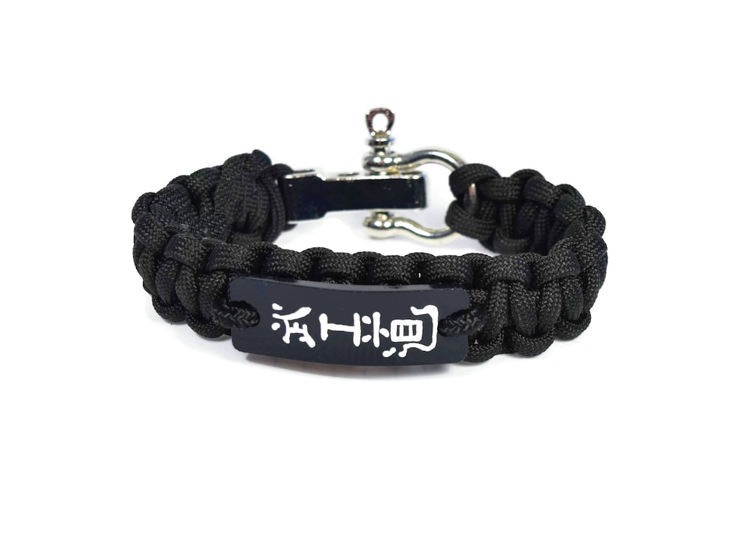 Japanese Bushido Bracelet Hand Painted Kanji - Etsy
