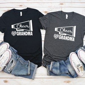 Cheer Grandma Shirt | Custom Cheer Shirt | Team Spirit | Cheer Squad ...