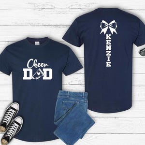 Cheer Dad Shirt | Personalized Cheer Dad Tshirt | Custom Cheer Dad ...