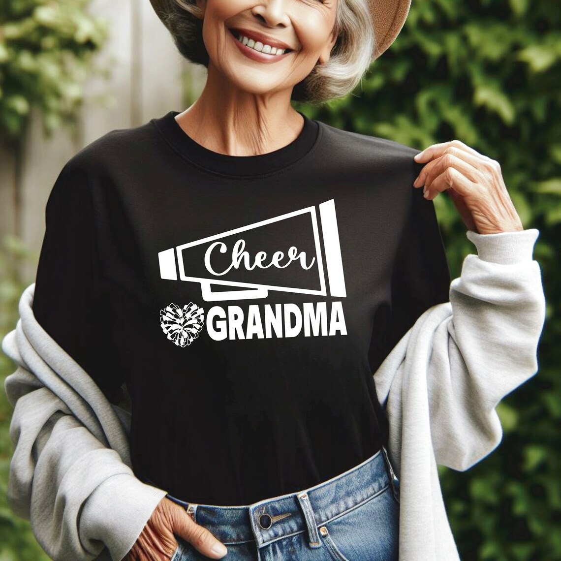 Cheer Grandma Shirt | Custom Cheer Shirt | Team Spirit | Cheer Squad ...