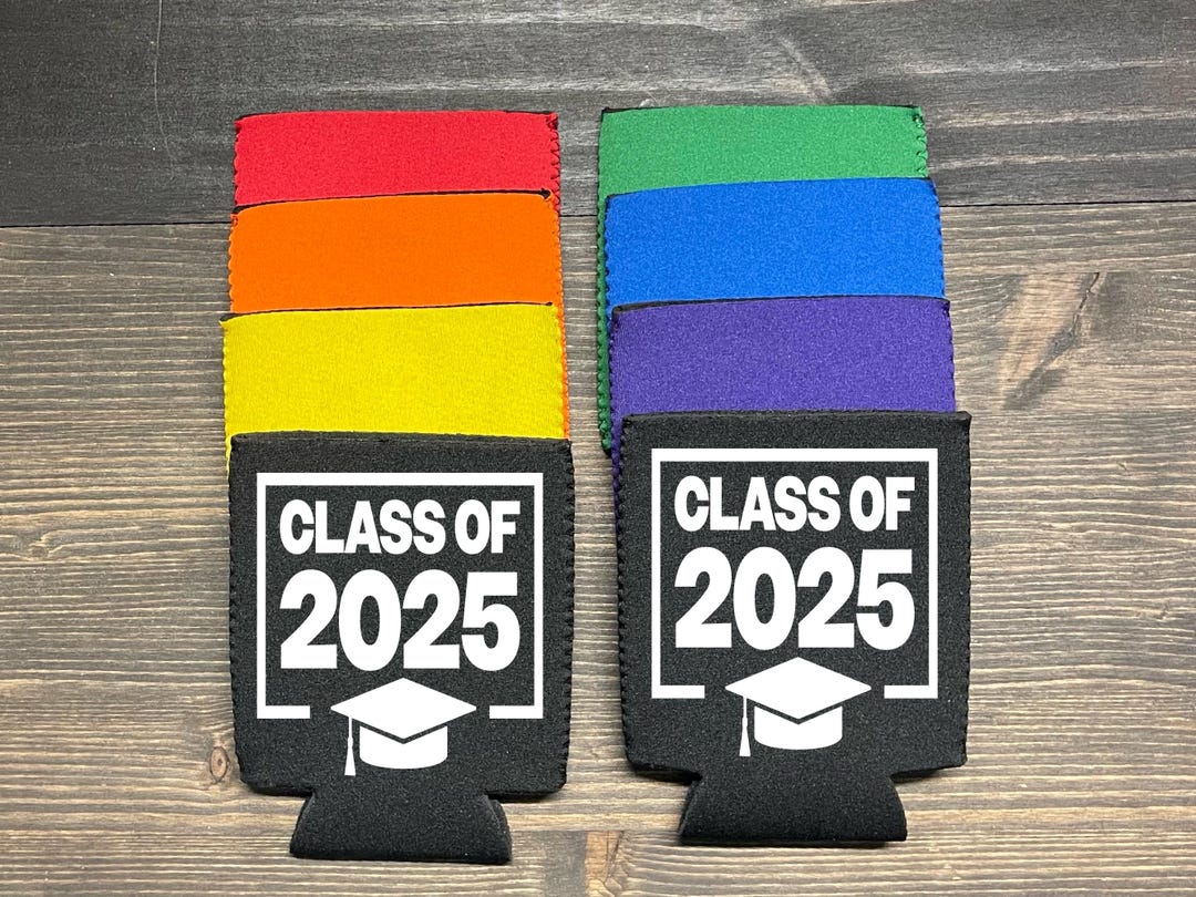 Class of 2025 2025 Grad Graduation Can Coolers Graduation Party Coozies ...