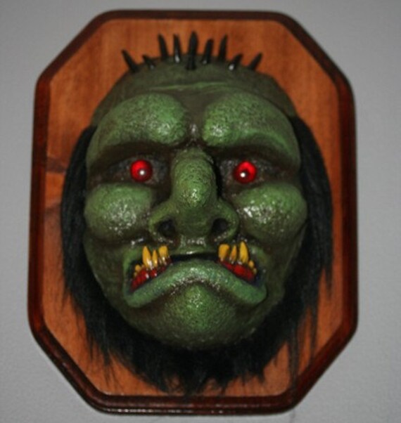 Life Size Troll Wall Mounted Trophy OOAK | Etsy