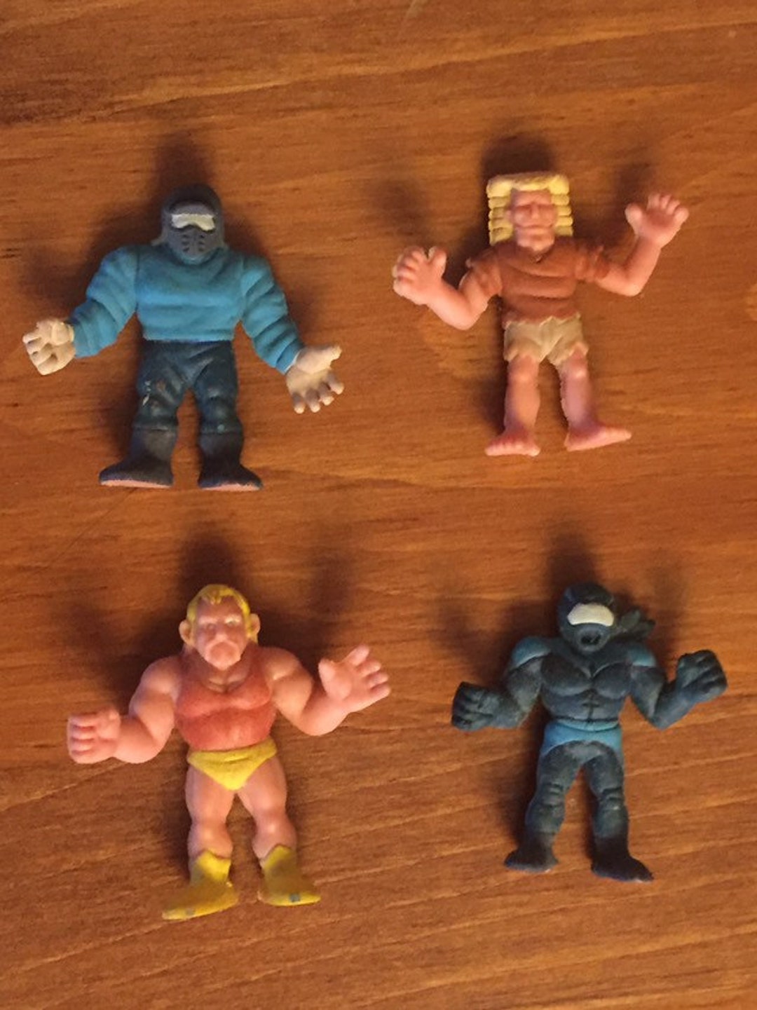 Lot of 4 Altered M.U.S.C.L.E. Men Flesh Colour 2” Figures - Mattel ...
