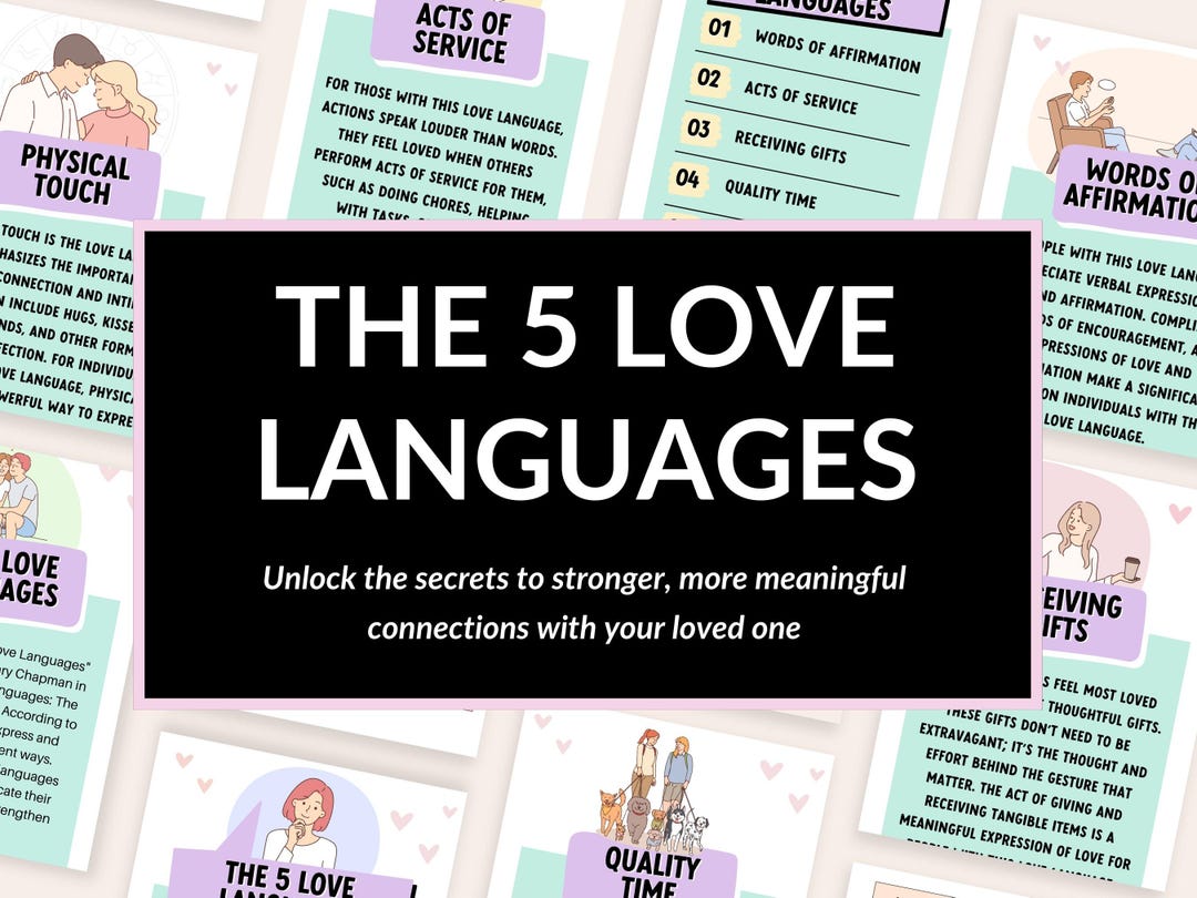 The 5 Love Languages Gary Chapman Relationship Counselling Couples ...