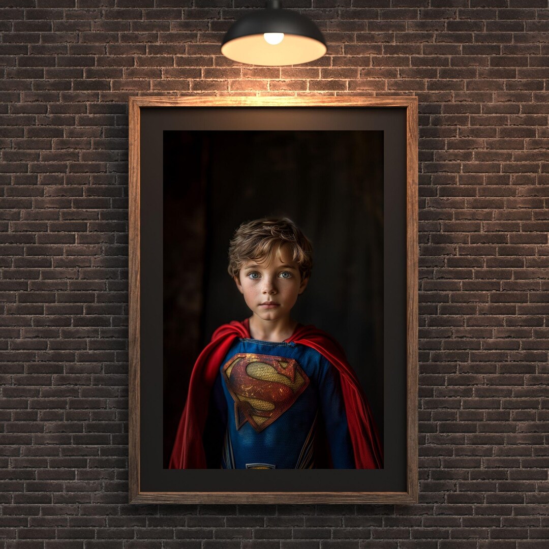 Custom Superhero & Prince Portrait - Personalized Gift From Photo ...