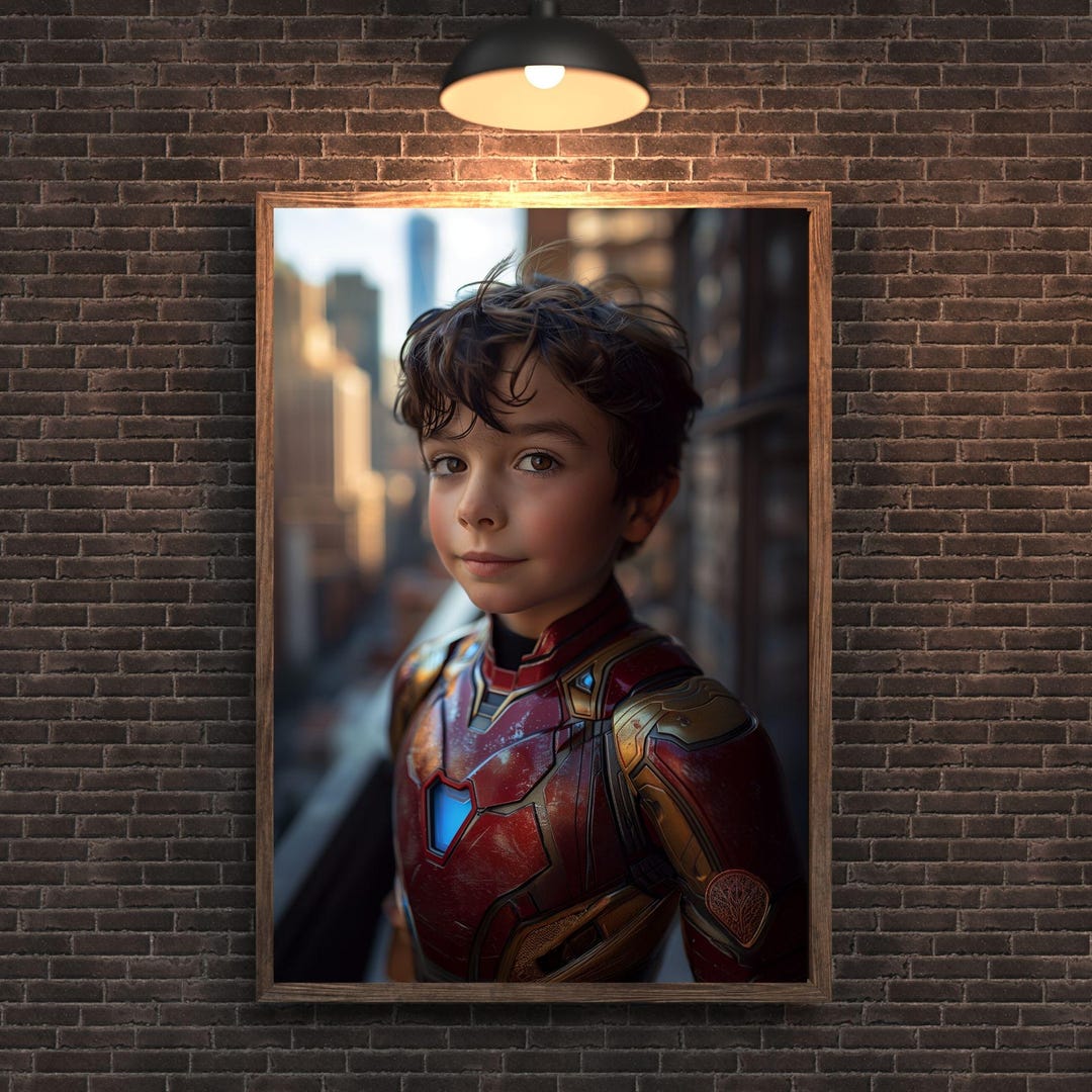 Custom Superhero & Prince Portrait - Personalized Gift From Photo ...
